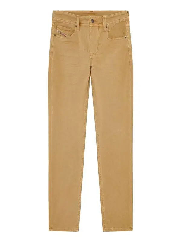DIESEL® Tapered Fit Jeans With Five Pockets - Beige