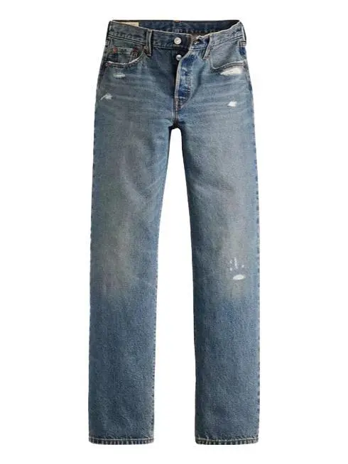 LEVI'S 501 90s Relaxed Fit Straight Leg Jeans - Gray