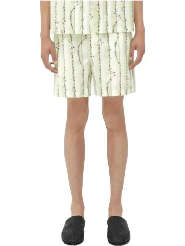 Bottega Veneta Printed Shorts - Green