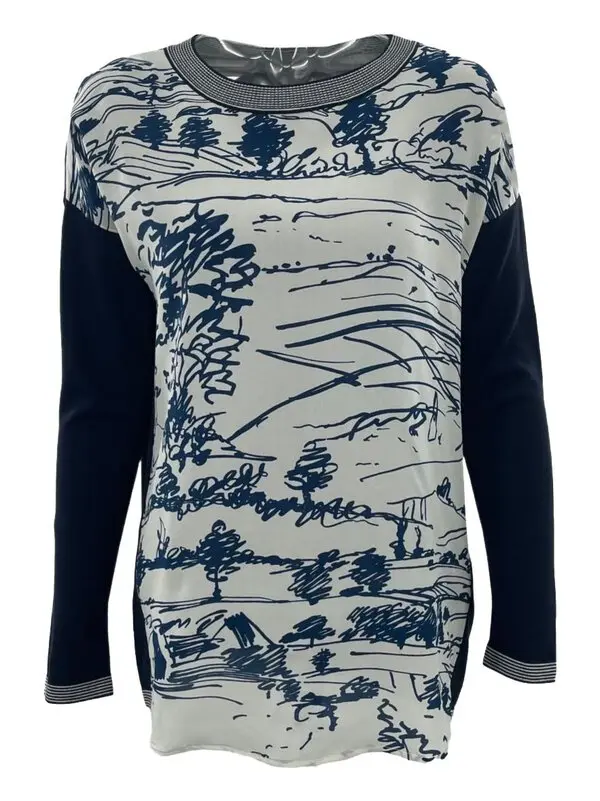 Max Mara Long-sleeved Sweater - Gray