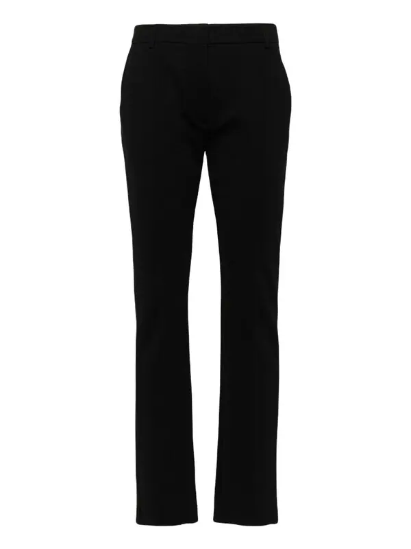 Sportmax High Waist Straight Leg Trousers - Black