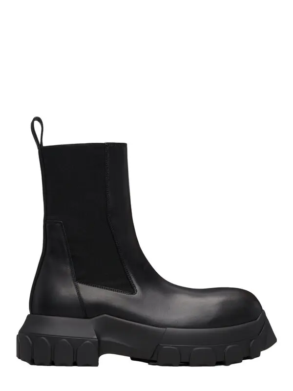 Rick Owens Chunky Tractor Boots - Black