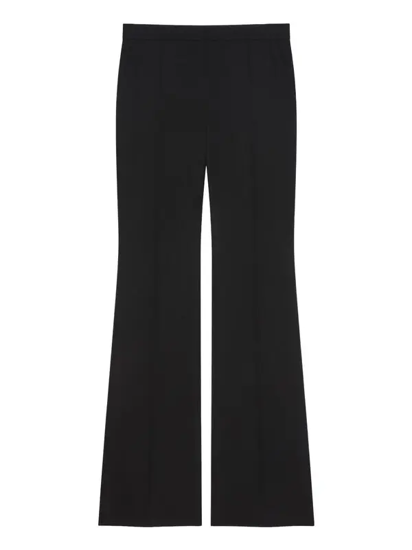 Givenchy Bootcut Tailored Wool Pants - Black