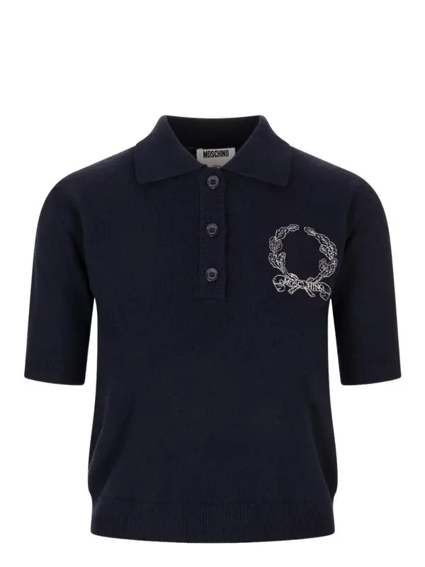 Moschino Short-sleeved Polo Shirt - Black