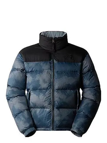 The North Face Logo Embroidered Puffer Jacket - Black