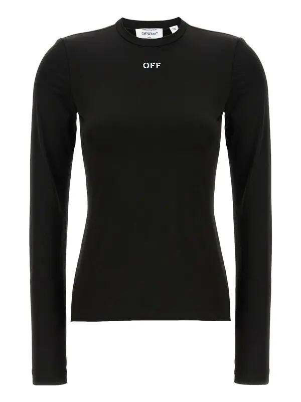 Off-White Off Stamp Crewneck Jumper - Black