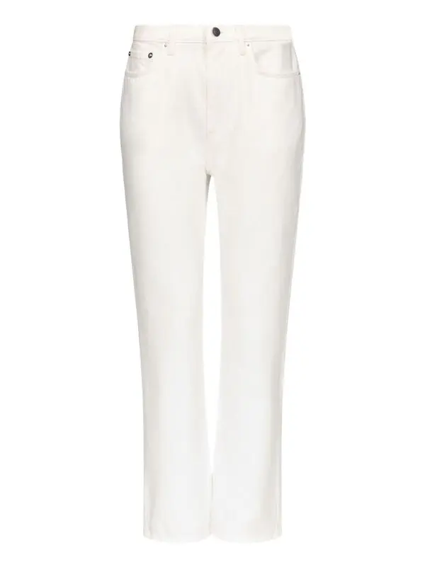 Loulou De Saison Belt Loop Casual Pants - White