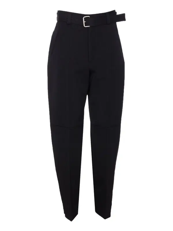 Bottega Veneta Belted Waist Tailored Trousers - Black