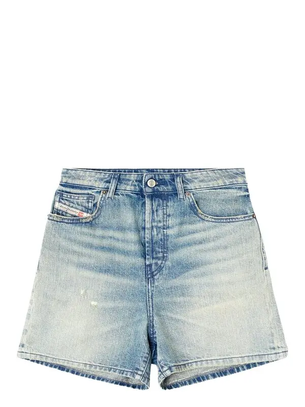 DIESEL® Five-pocket Denim Shorts - Light Blue