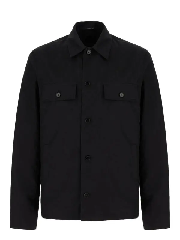 Gucci Gg Cotton Canvas Jacket - Black