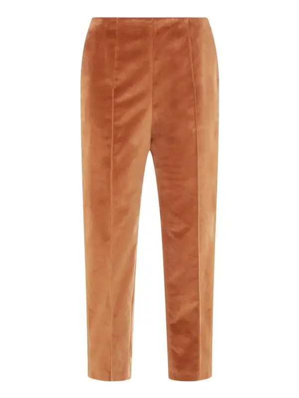 Marni Straight-leg Pressed-crease Trousers - Brown