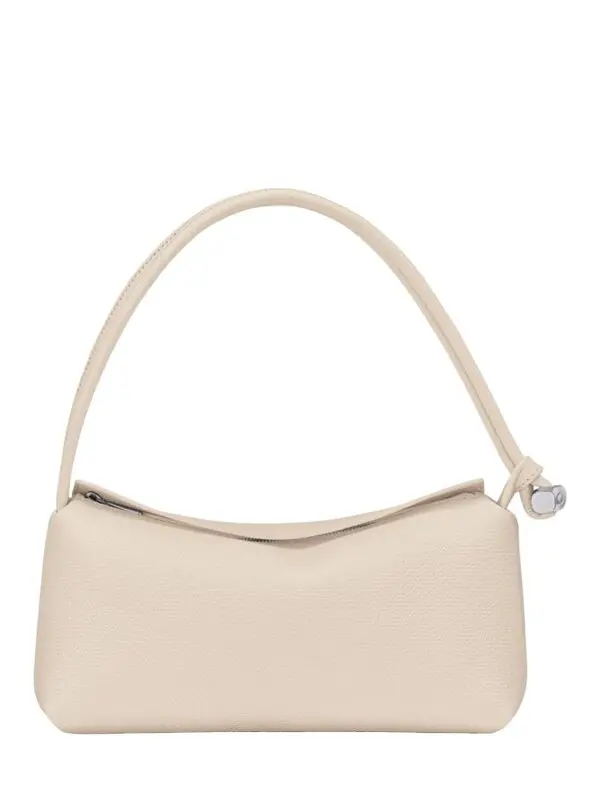 Longchamp Le Roseau Textured Shoulder Bag - Paper