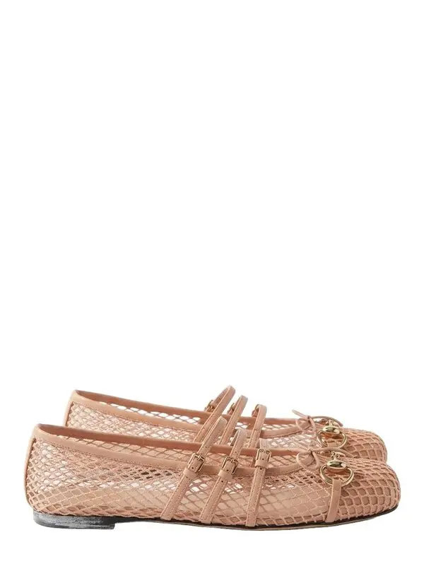 Gucci Horsebit Ballet Flats - Pink