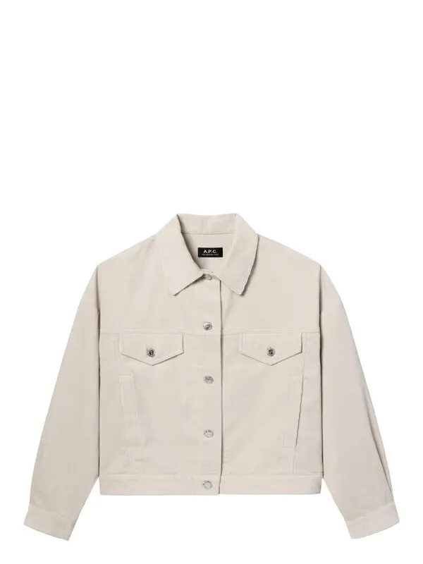 A.p.c. Cally Corduroy Jacket - Beige