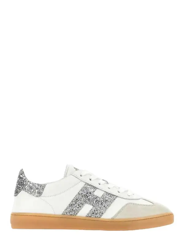 Hogan Logo Embellished Cool Sneakers - Silver