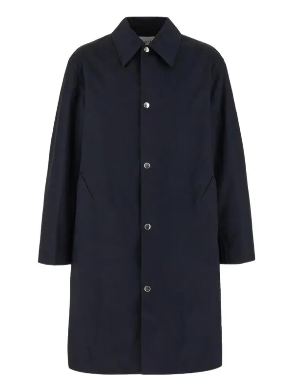 Ami Long-sleeved Coat - Black