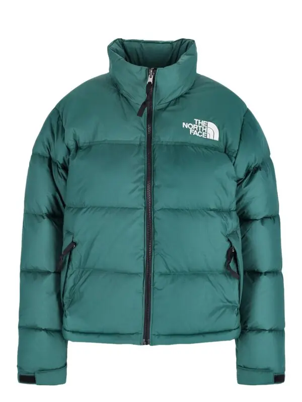 The North Face 1996 Retro Nuptse Down Jacket With Stand Collar - Blue