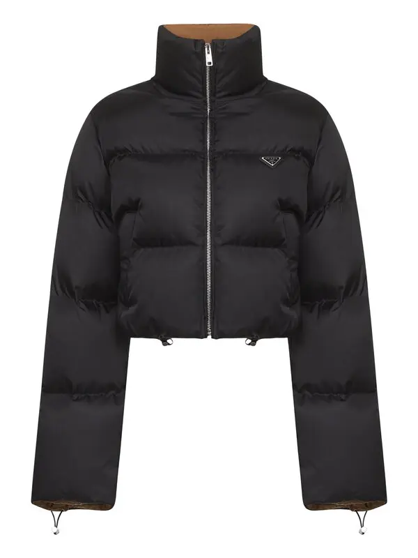 Prada Long-sleeved Zip-up Jacket - Black