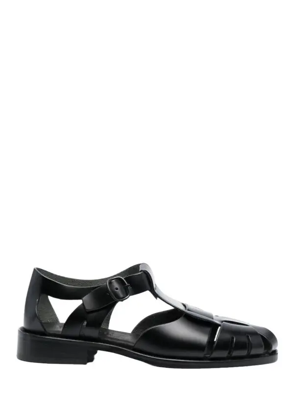 Hereu Pesca Fisherman Sandals - Black
