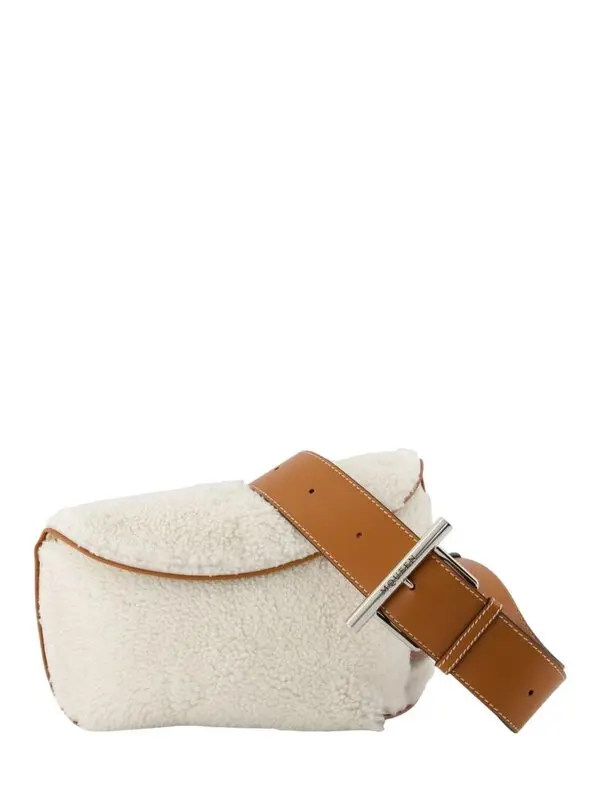 Alexander McQueen T-bar Sling Crossbody Bag - White