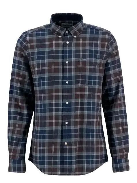 Barbour Fortrose Tailored Long-sleeved Shirt - Black