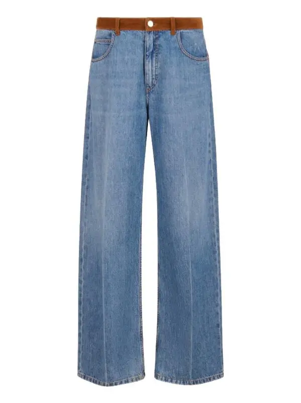 Marni X Slawn Soldier Denim Trousers - Dark Blue