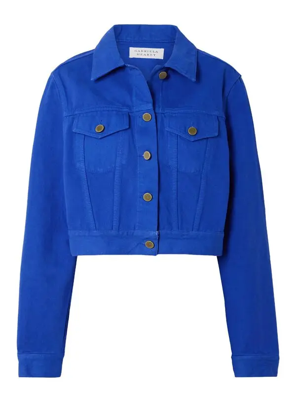 Gabriela Hearst Long-sleeved Denim Jacket - Blue