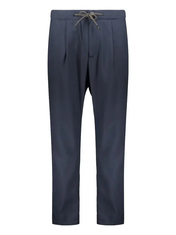 Herno Drawstring Side-pockets Trousers - Black