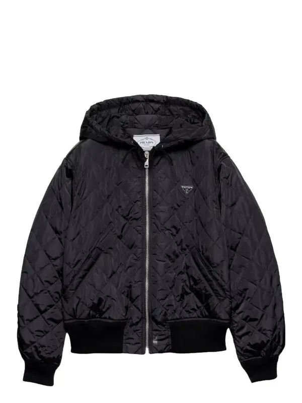 Prada Lightweight Quilted Re-nylon Jacket - Blue
