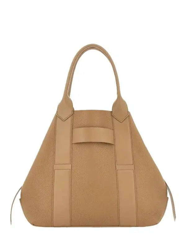 Hogan Script Medium Shopping Bag - Beige