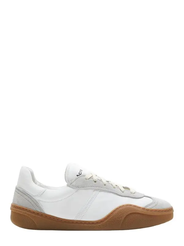 Acne Studios Lace-up Sneakers With Logo Detail - White