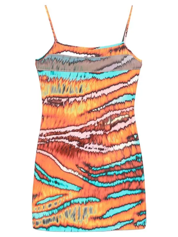 DIESEL® D-niws Zebra Print Mini Dress - Multicolor