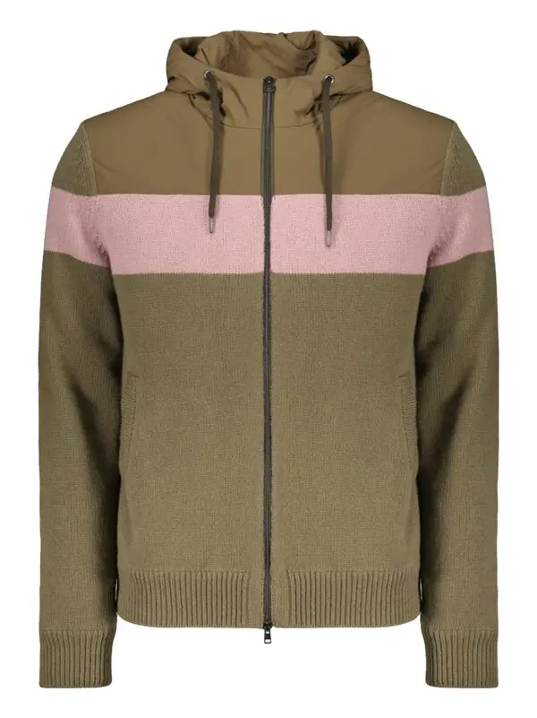 Herno Zip Hooded Jacket - Green