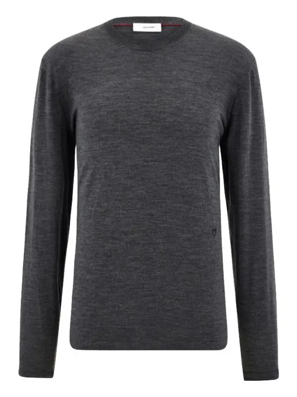FERRAGAMO Crew Neck Sweater - Grau Mixture