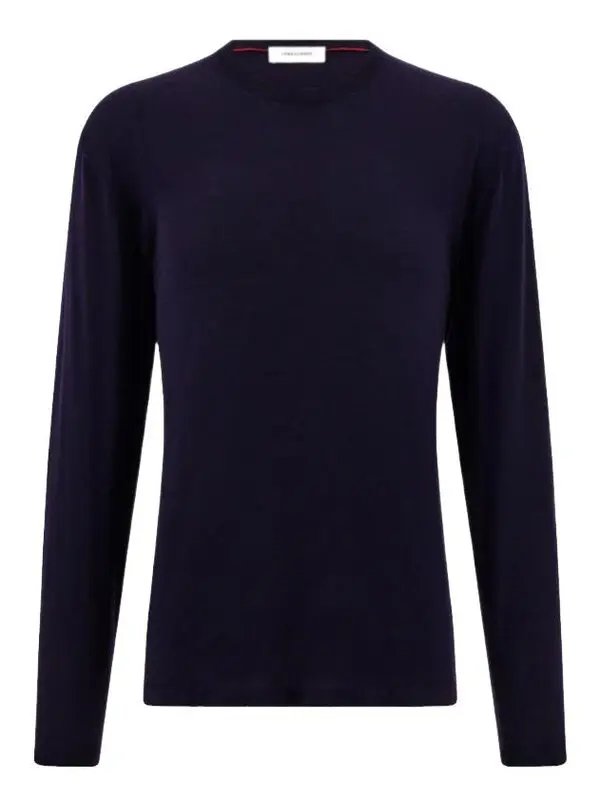 FERRAGAMO Crewneck Sweater - Navy Blue