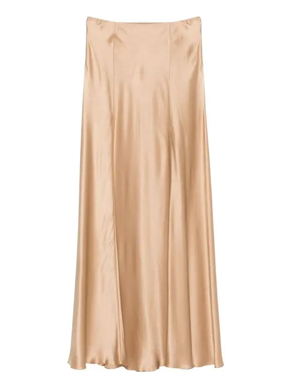 Alberta Ferretti Maxi Skirt - Golden