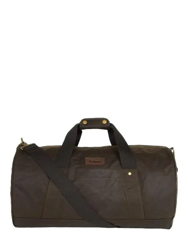 Barbour Waxed Travel Duffle Bag - Olive