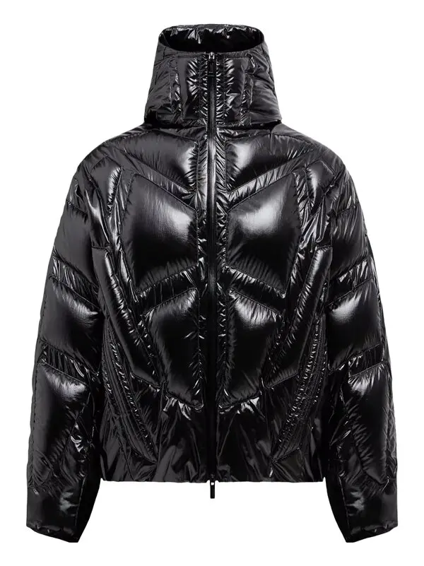 Moncler X A$ap Rocky Bahianinha Hooded Short Down Jacket - Black