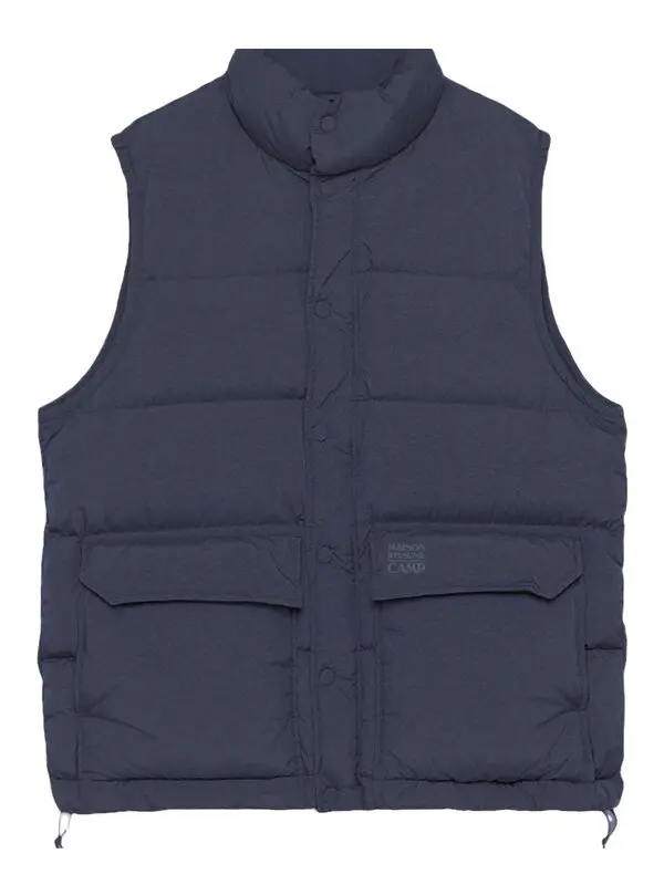 Maison Kitsuné Quilted Puffer Gilet - Deep Navy