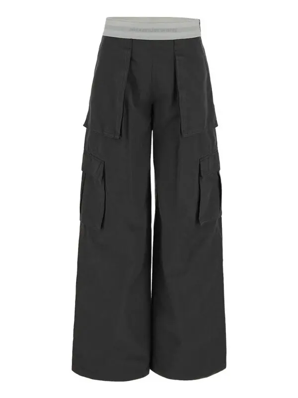 Alexander Wang Mid-rise Cargo Trousers - Black