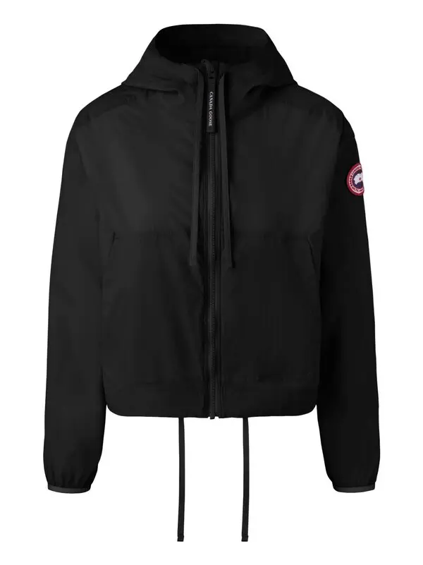 Canada Goose Kaslo Cropped Windbreaker Jacket - Black