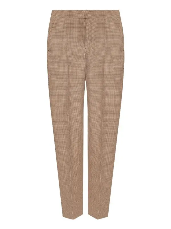 Givenchy Houndstooth Tailored Trousers - Nude