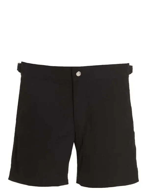 Alexander McQueen Logo Swim Trunks - Black