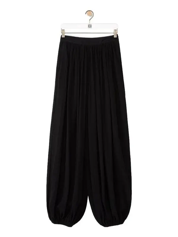 Loewe Wide-leg Drawstring Pants - Black