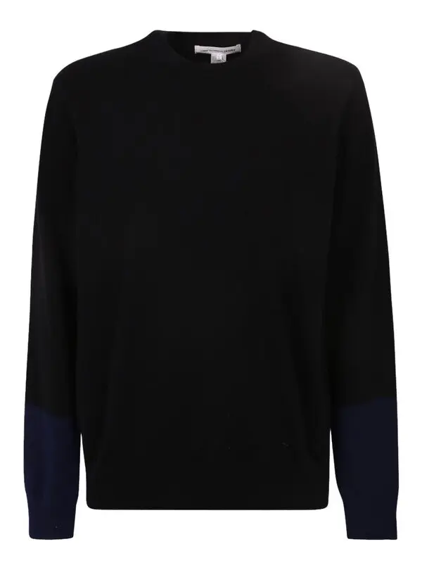 Comme Des Garçons Wool Knitted Pullover - Black