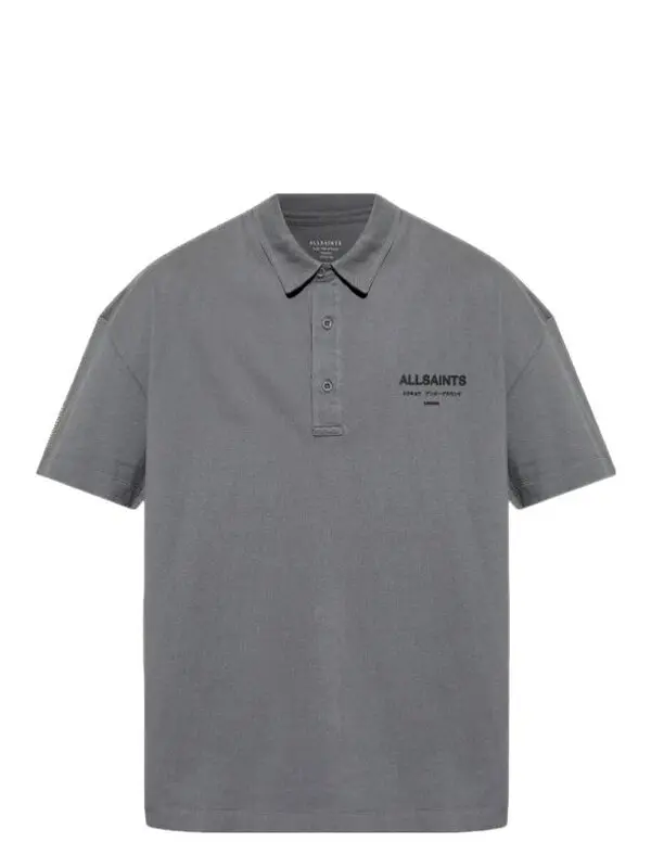 ALLSAINTS Xander Polo Shirt - Gray