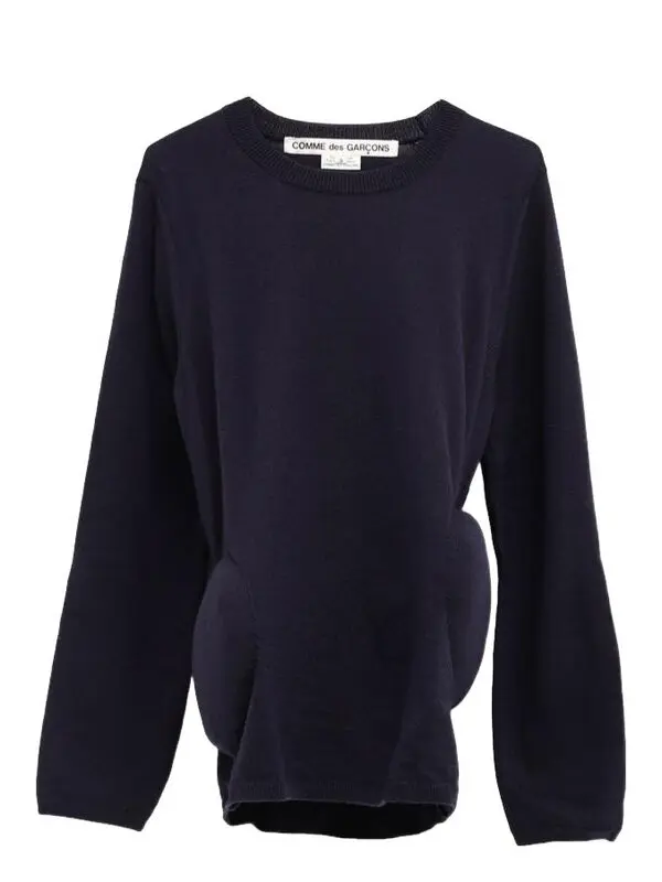 Comme Des Garçons Padded Hips Sweater - Black