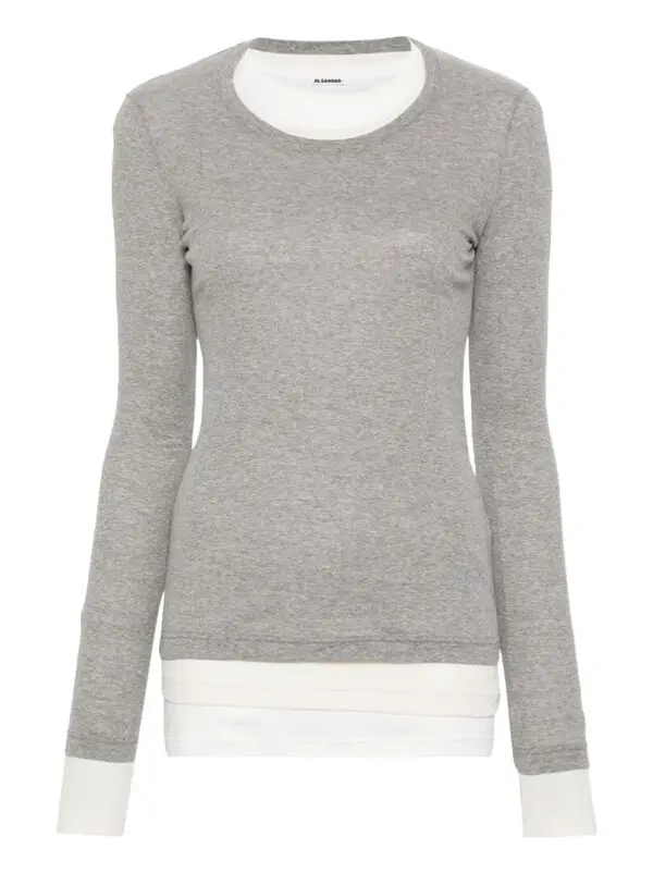 JIL SANDER Three Pack Crewneck T-shirts - Gray