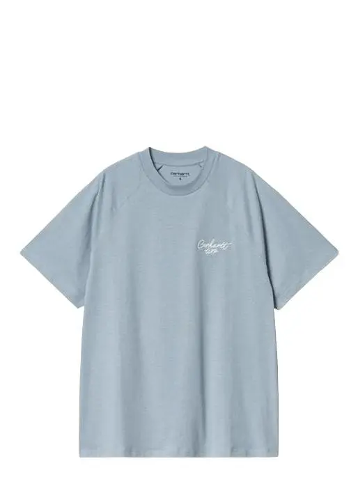 Carhartt Work In Progress Short-sleeved T-shirt - Ice Dust/white