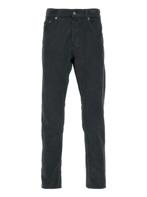 DONDUP Belt Loop Casual Pants - Green